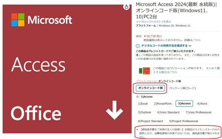 事業者がAccess2024を購入する際に気を付けたほうがいいこと | 等々力経営コンサルティング事務所｜長野市